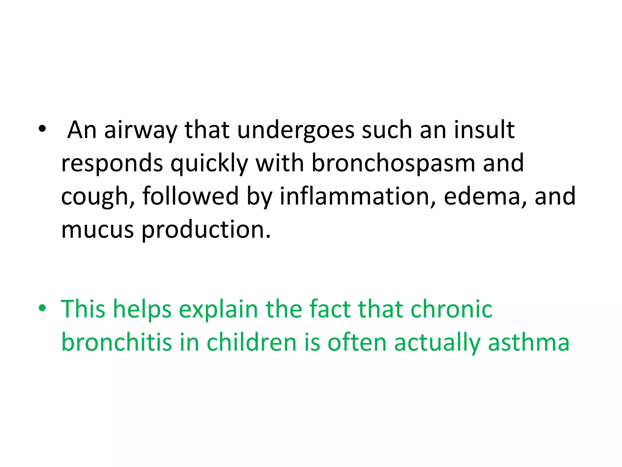 Chronic bronchitis in children | PPT