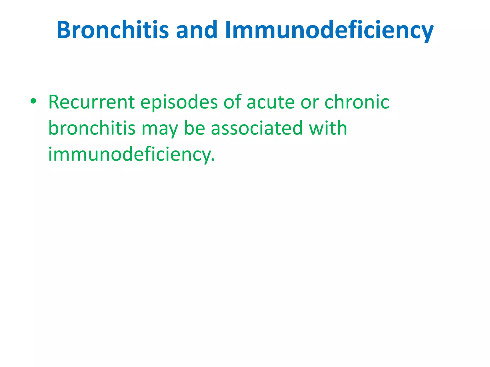 Chronic bronchitis in children | PPT