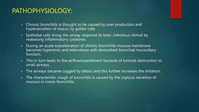 CHRONIC BRONCHITIS | PPTX