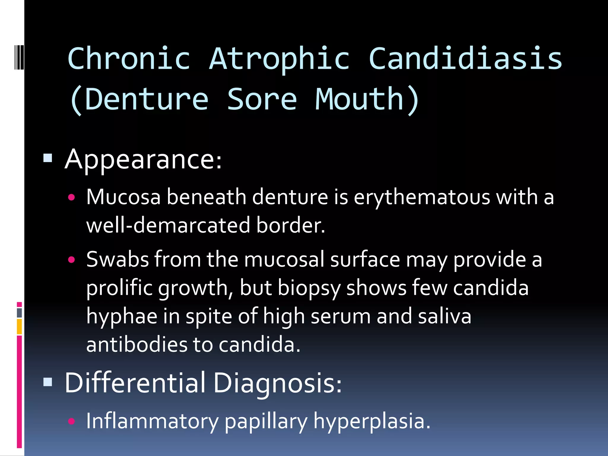 Chronic candidiasis | PPTX