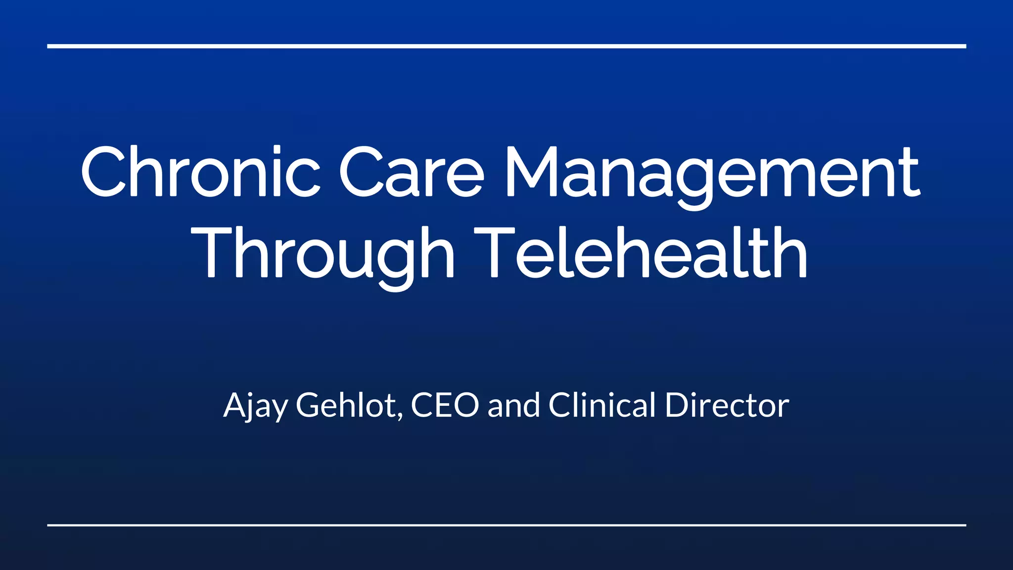 Building A Chronic Care Management Program That Can Scale | PDF