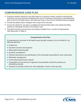 Chronic Care Management Services | PDF