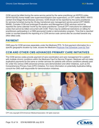 Chronic Care Management Services | PDF