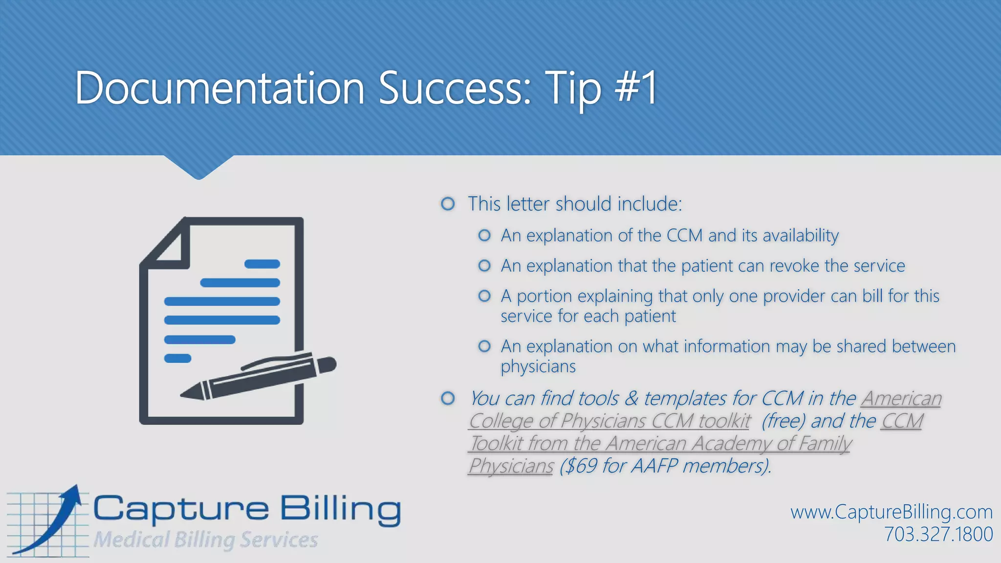 Chronic Care Management: 6 Tips for Documentation Success | PPTX