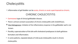 Chronic cholecystitis and inflammation for mbbs students | PPT
