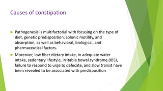 Chronic constipation | PPTX