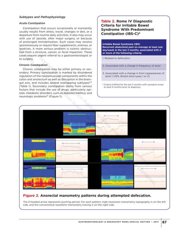 Chronic Constipation: Assessment and Treatment Options (Rao) | PDF