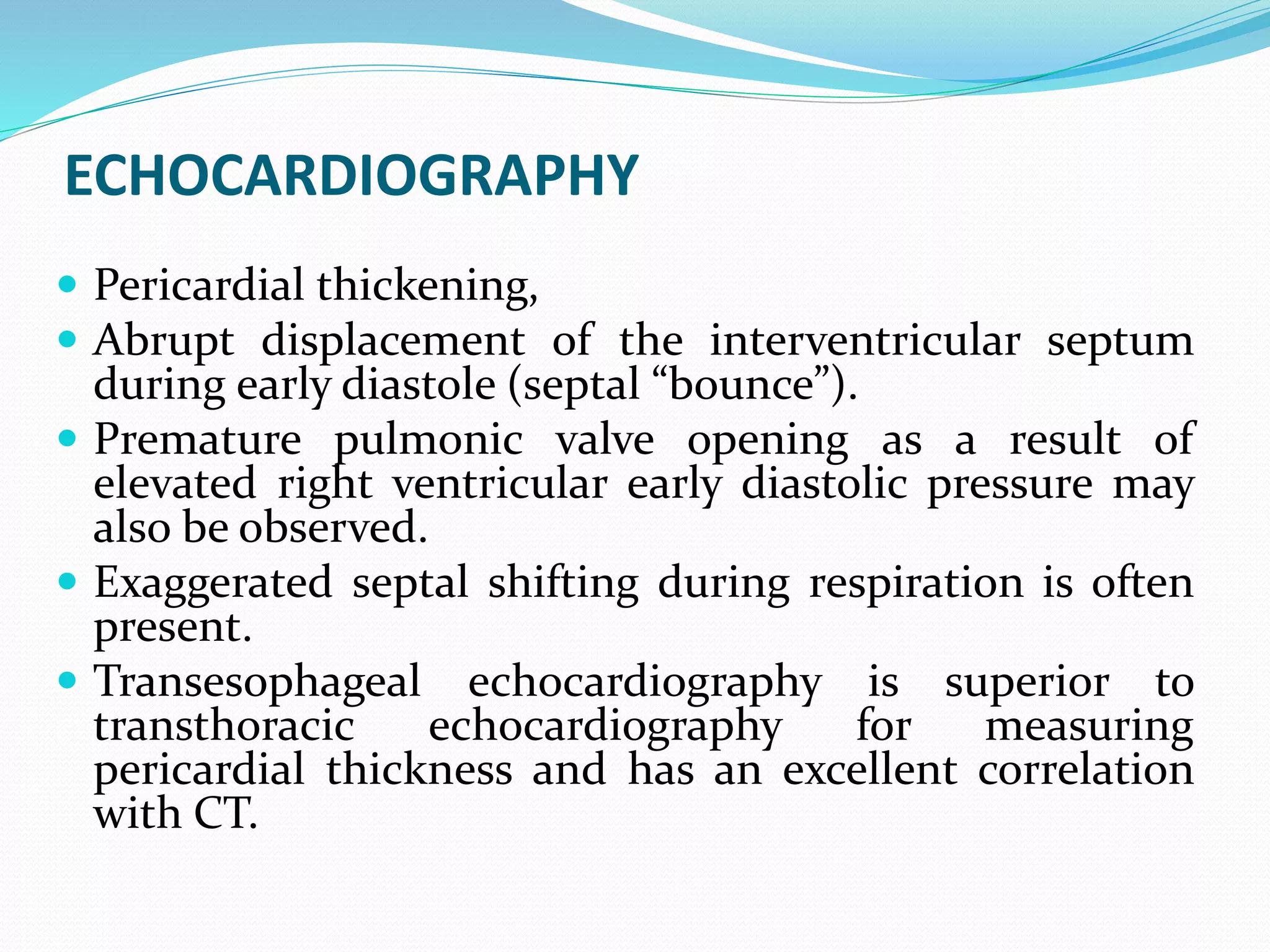 Chronic constrictive pericarditis | PPTX