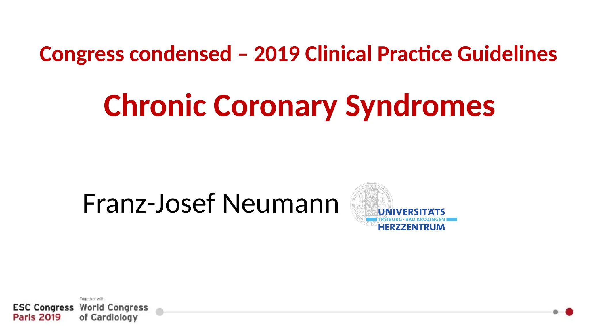 chronic coronary syndrome esc 2019 guidelines | PPTX