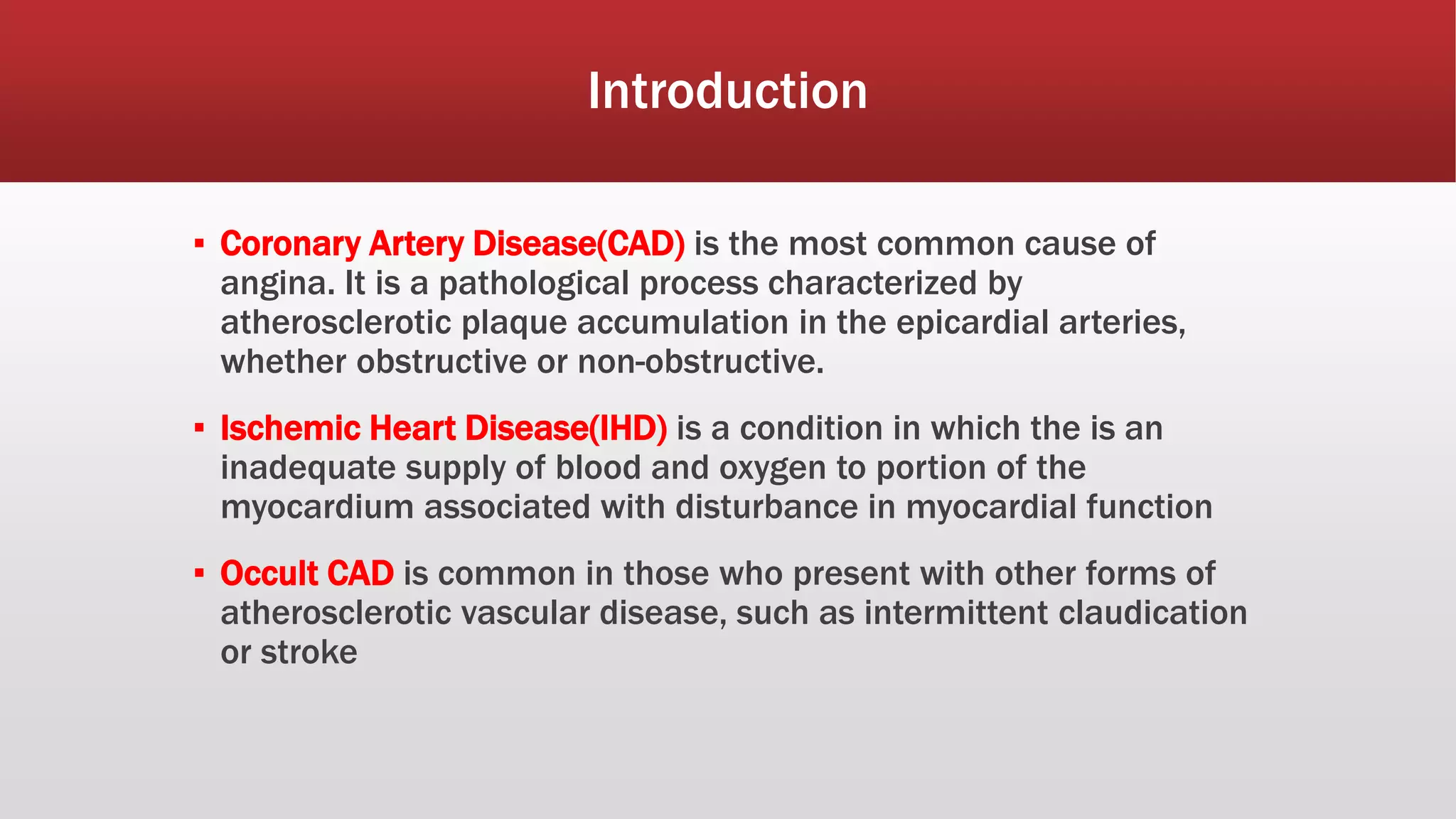 Chronic coronary syndrome | PPTX