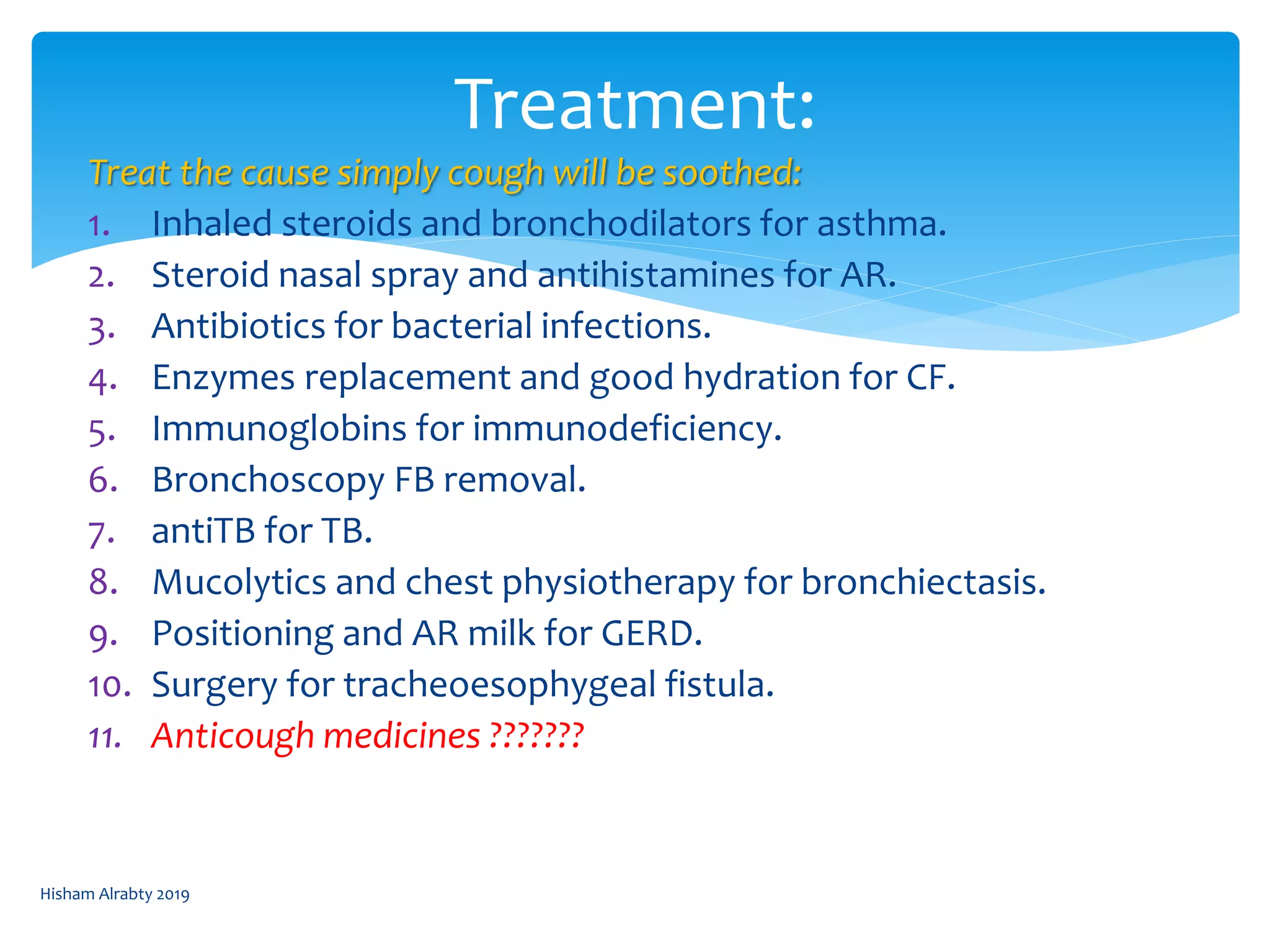 Chronic cough | PPTX