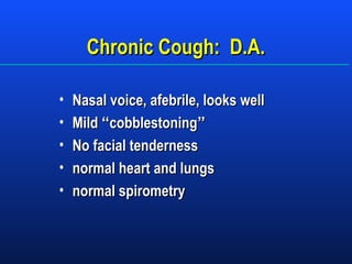 Chronic cough4 09 | PPT