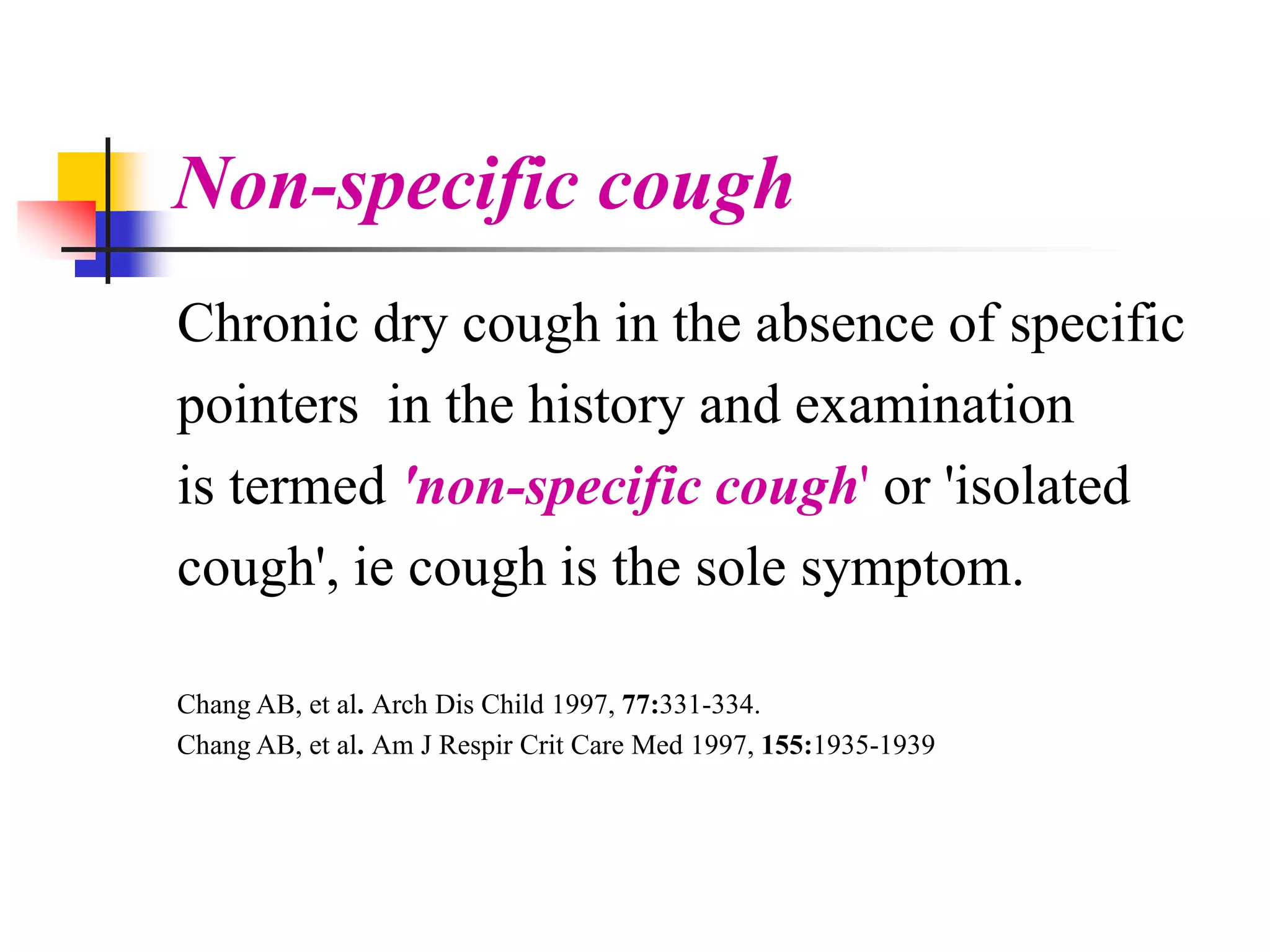Chronic cough jan 2020 | PPT