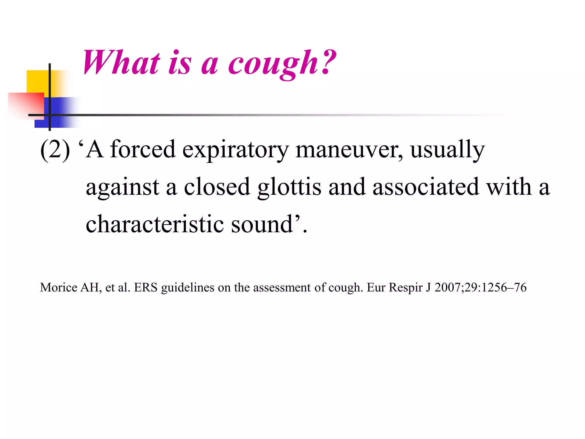 Chronic cough jan 2020 | PPT