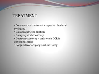 Chronic dacryocystitis | PPTX