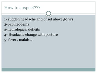 chronic daily headache presentation definition, causes and management ...