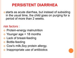 Chronic diarrhea in children | PPTX