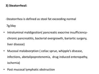 Chronic diarrhea | PPTX