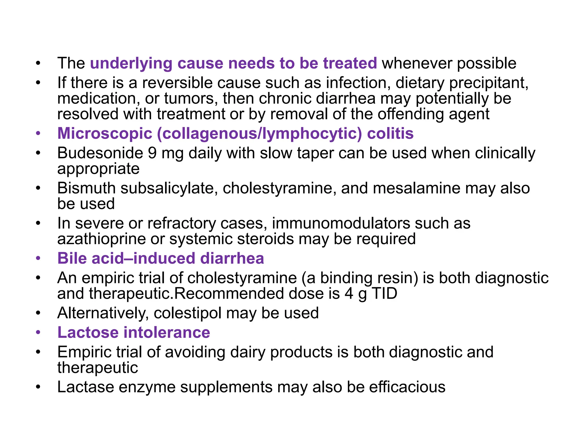 chronic diarrhea causes and evaluation pptx | PPTX