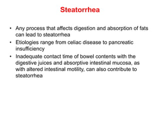 chronic diarrhea causes and evaluation pptx | PPTX