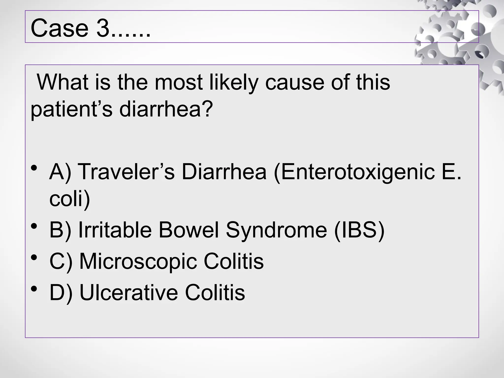 approach to patient with chronic diarrhea | PPTX