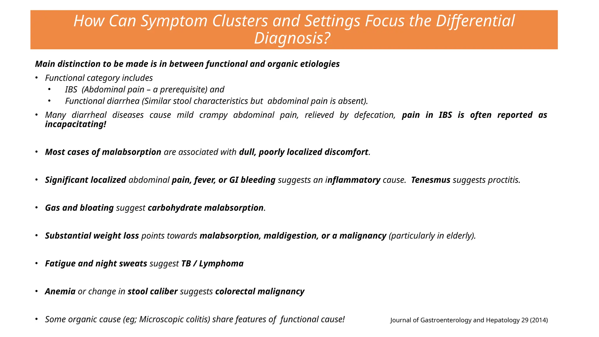 Chronic Diarrhea. Approach in 2005. M H USMANI.pptx