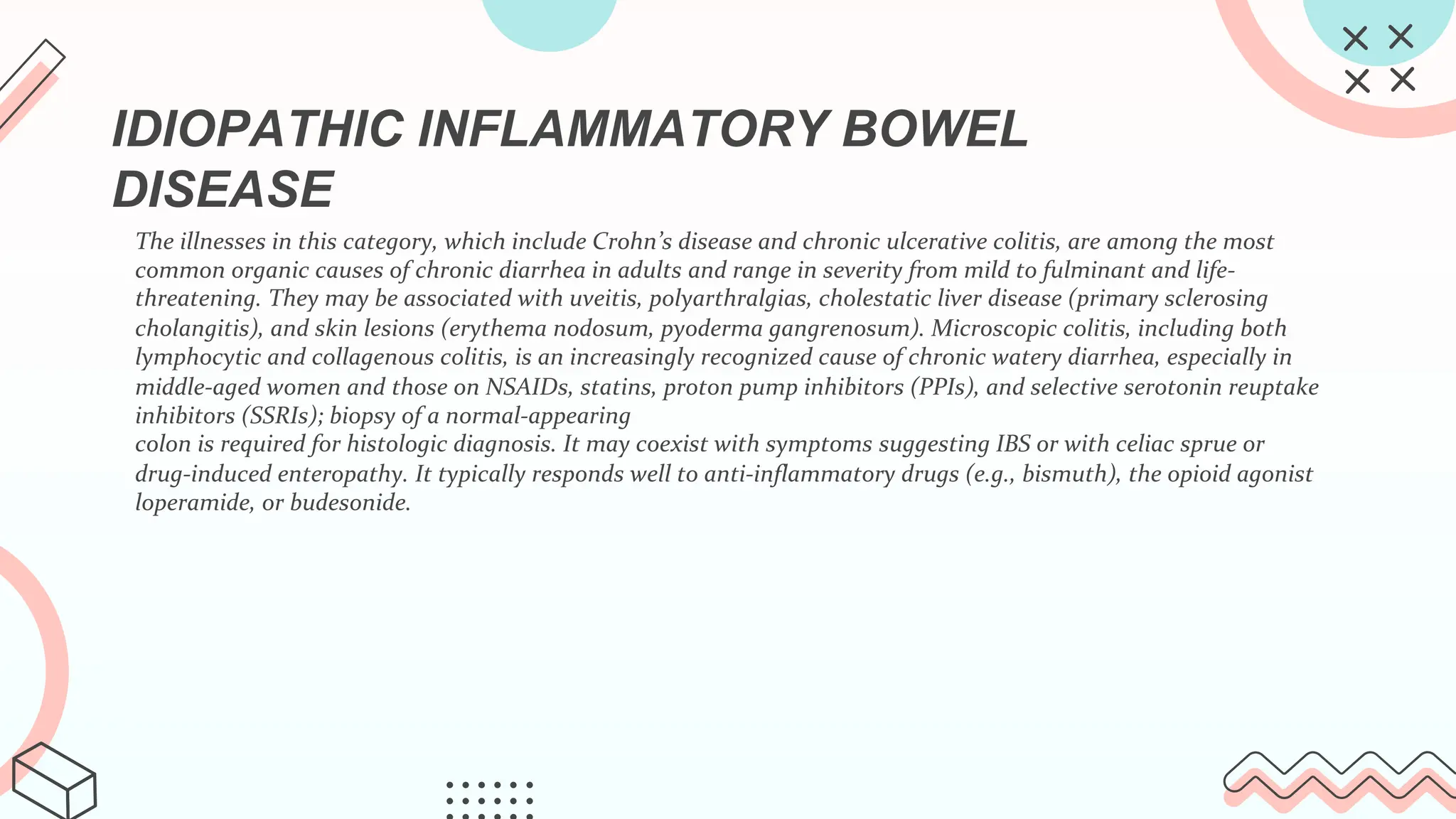 Chronic Diarrhea based on harrison internal medicine | PDF