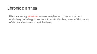 CHRONIC DIARRHEA types, pathology and management.pptx