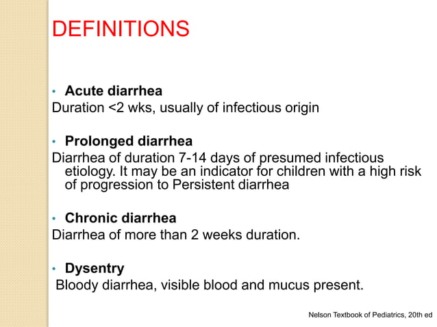 Chronic diarrhoea in children | PPTX | Digestive Disorders | Diseases ...