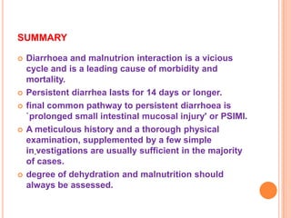 Management Of Diarrhea In Children