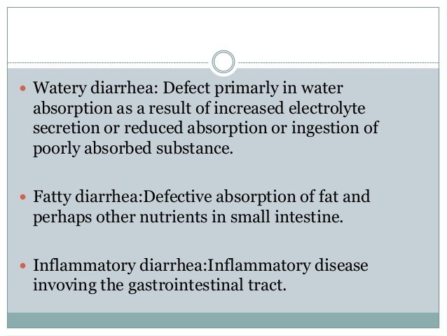 Chronic diarrhoea