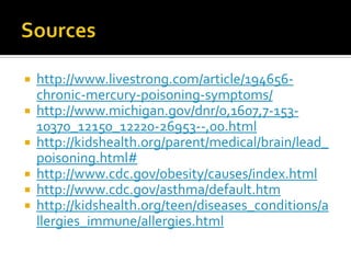 Chronic disease and environment | PPTX
