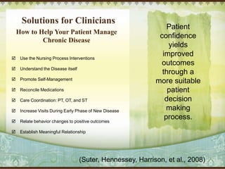 Chronic disease management in the older adult | PPTX