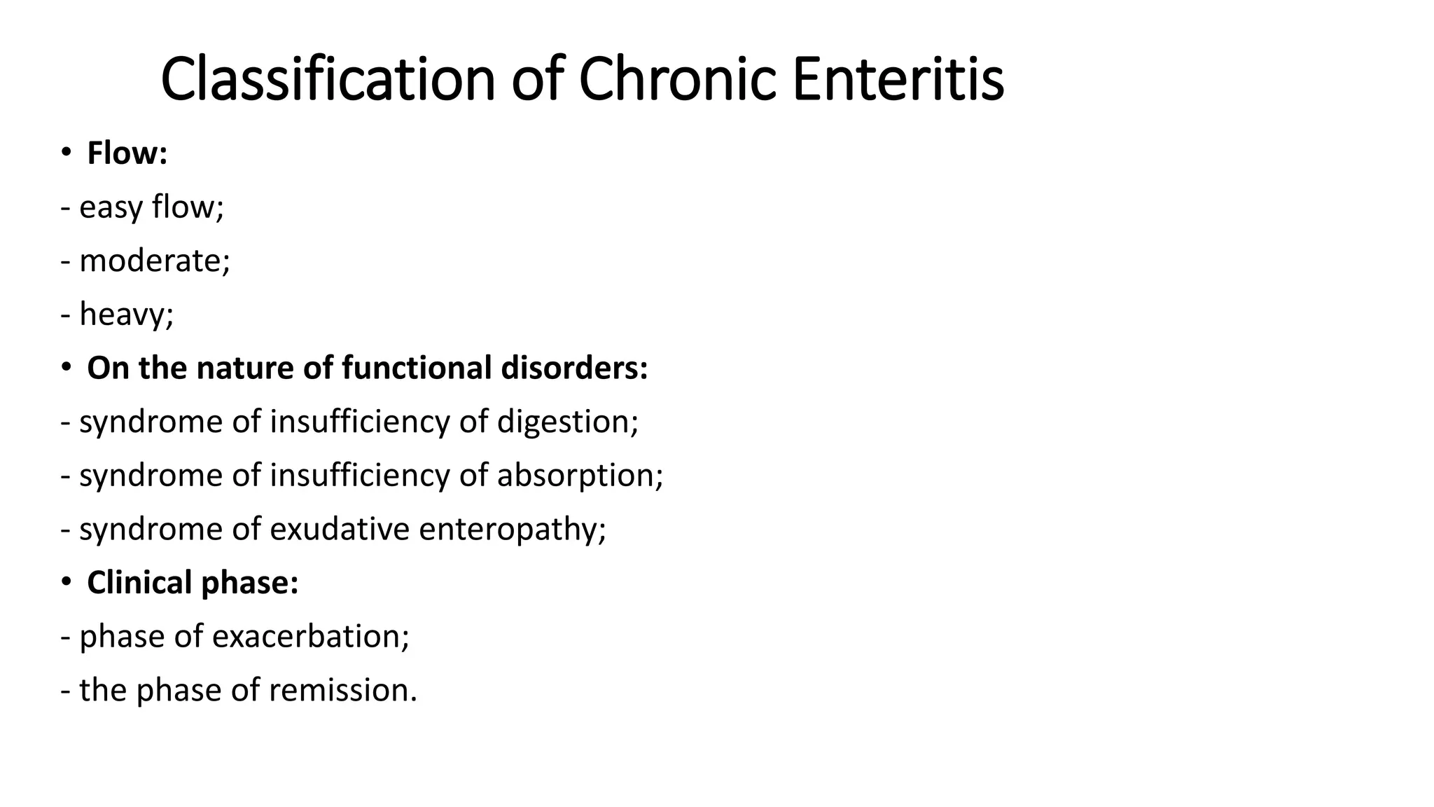 Chronic enteritis and colitis Mohit | PPT