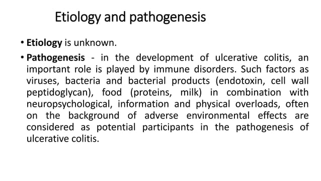 Chronic enteritis and colitis Mohit | PPT