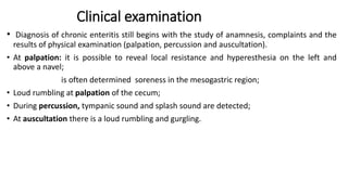 Chronic enteritis and colitis Mohit | PPT