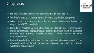 Chronic Fatigue Syndrome CFS and homeopathy | PPTX