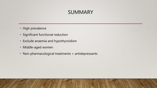 Chronic Fatique Syndrome | PPTX