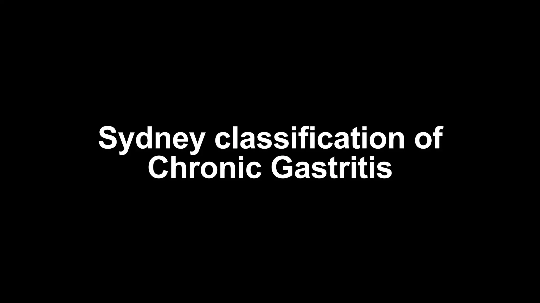 Chronic gastritis | PPTX