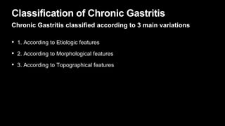 Chronic gastritis | PPTX