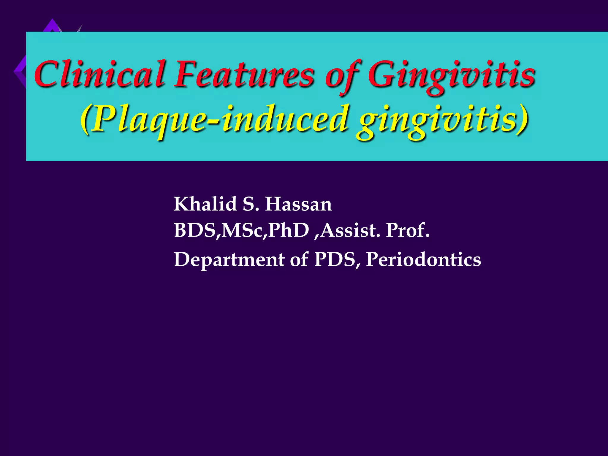 Chronic gingivitis | PDF
