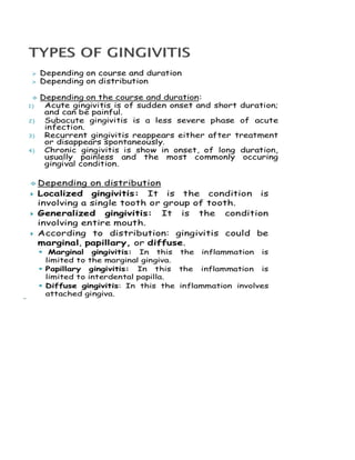 Chronic gingivitis | PDF