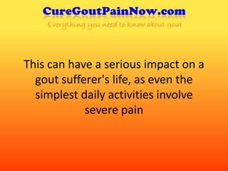 Chronic gout | PPTX