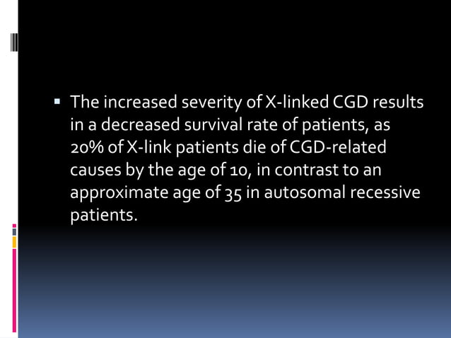 Chronic granulomatous disease | PPTX