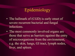 Chronic granulomatous disease (cgd) | PPT