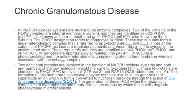 Chronic Granulomatous Disease Explained.pptx