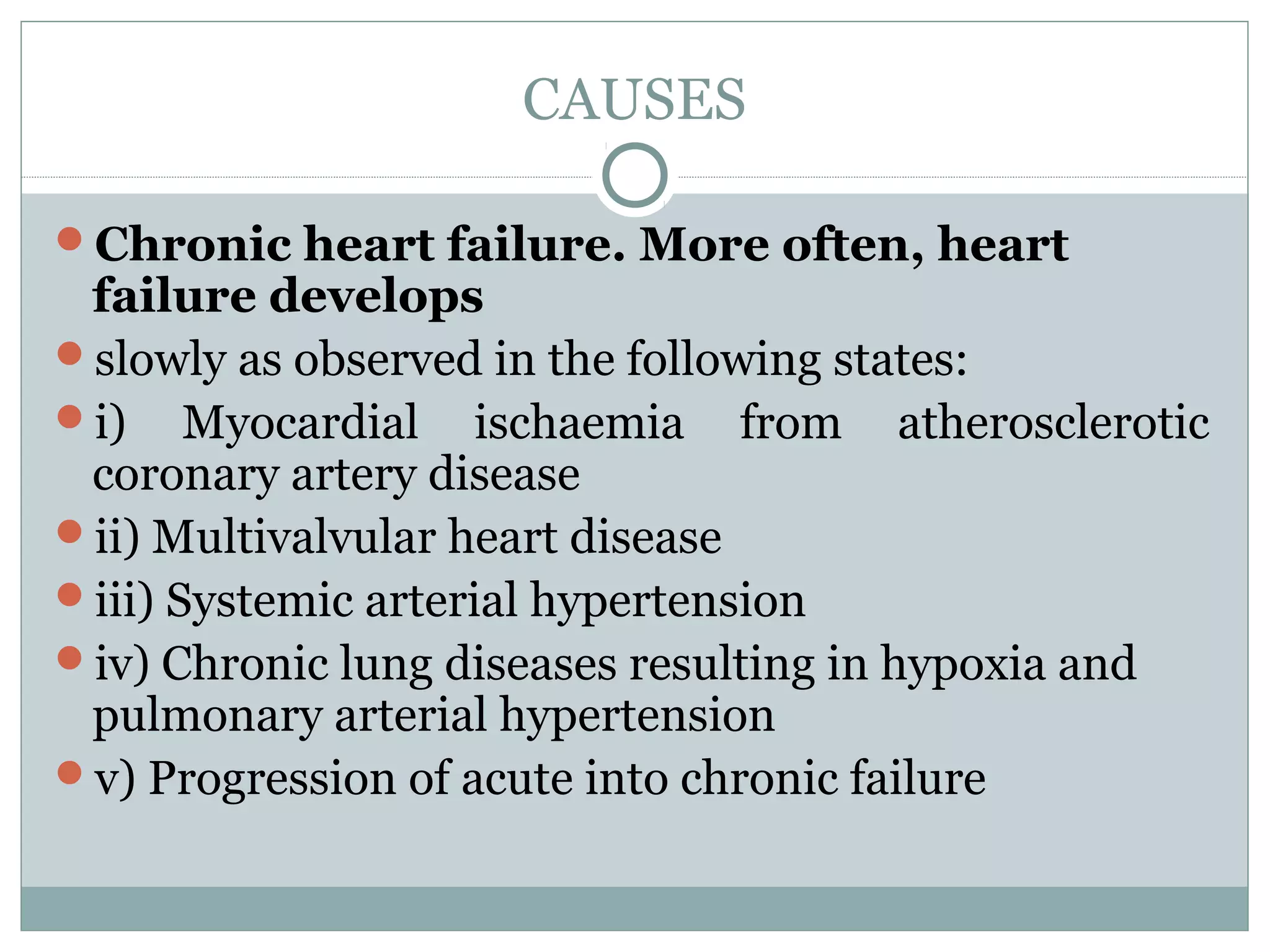 Chronic heart failure | PPT