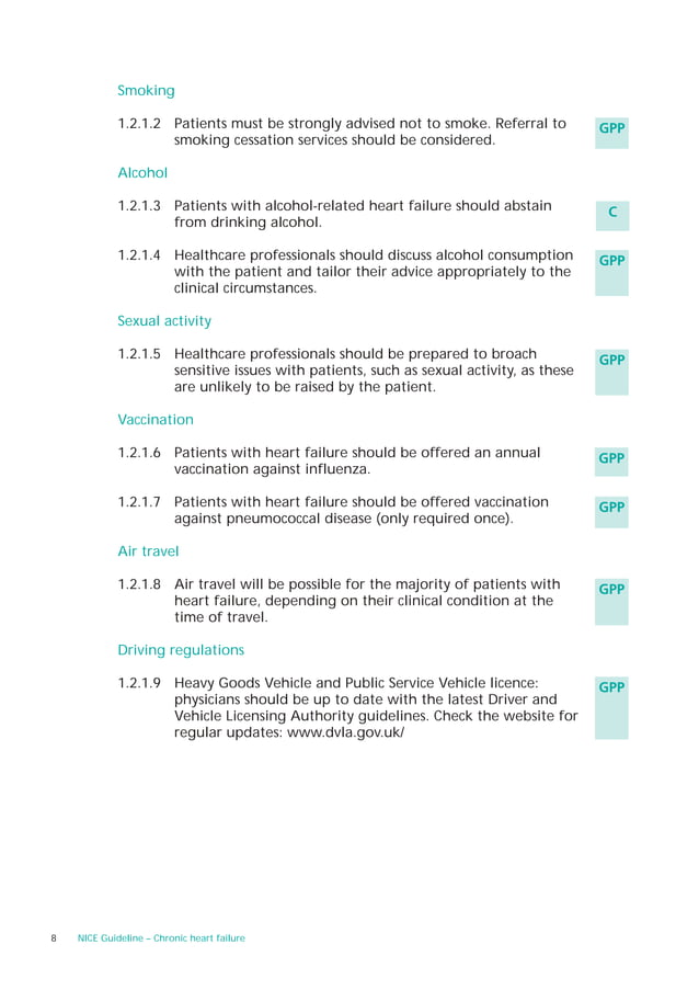 Chronic heart failure nice guidelines | PDF