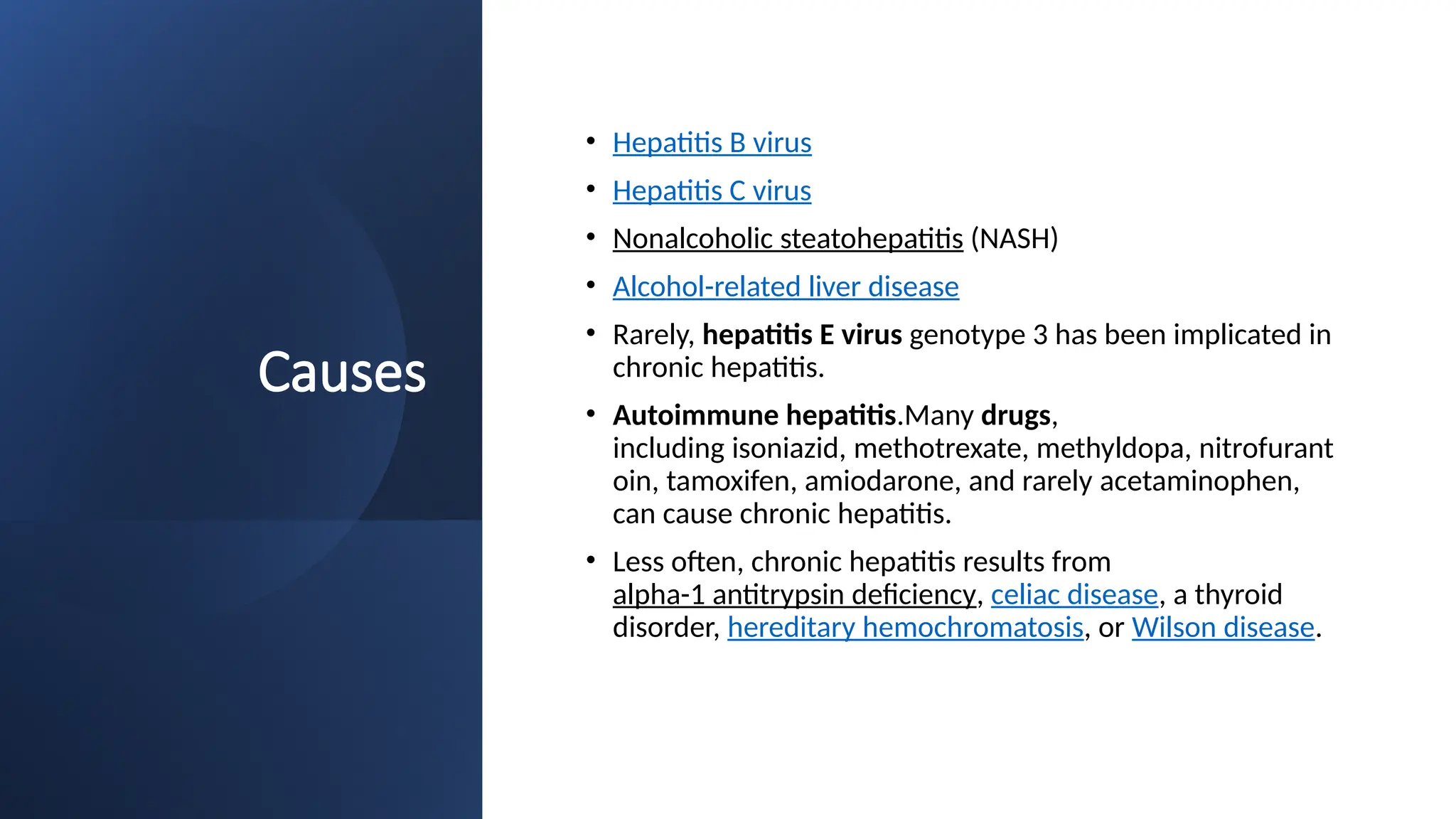 chronic hepatitis 1.pptxhttps://www.slideshare.net/slideshow/exanthemapresentation ...