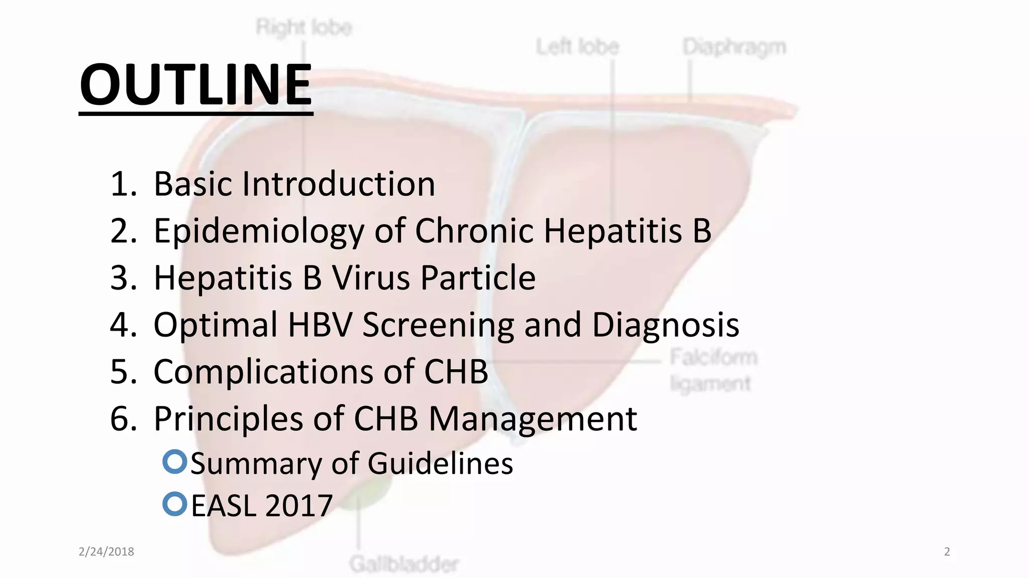 Chronic hepatitis b | PPTX